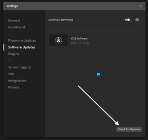 Corsair iCUE component high CPU, GPU and RAM usage