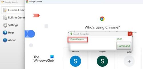 Use PC without mouse, by speech alone or without clicking