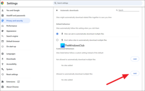 How to stop Chrome from blocking downloads in Windows 11