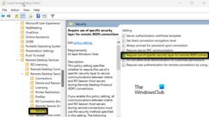 Remote Desktop cannot verify the identity of the remote computer