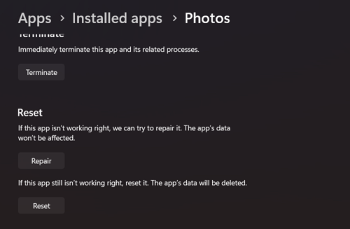 Photos can't open this file because the format is unsupported or the ...