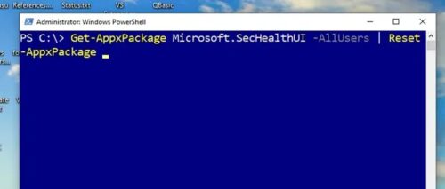 Windows Security Protection History not showing or missing