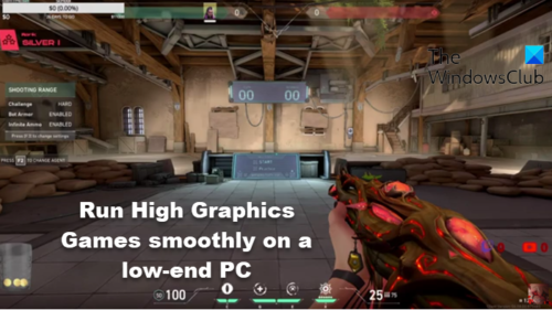 How to run High Graphics Games smoothly on a low-end PC