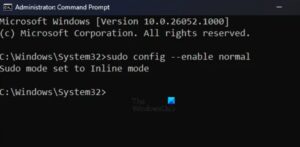 How to run Sudo Command in Windows 11/10