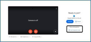 How to use Companion Mode in Google Meet