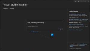 Visual Studio Installer stuck at installing package [Fix]