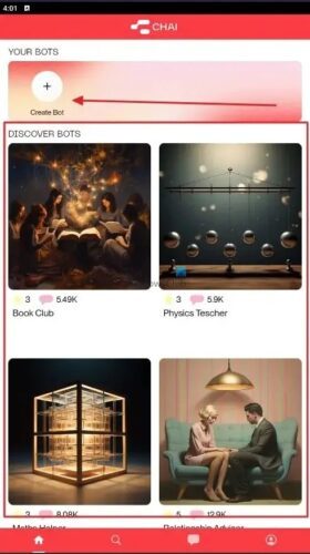 How to use Chai AI app on Windows PC