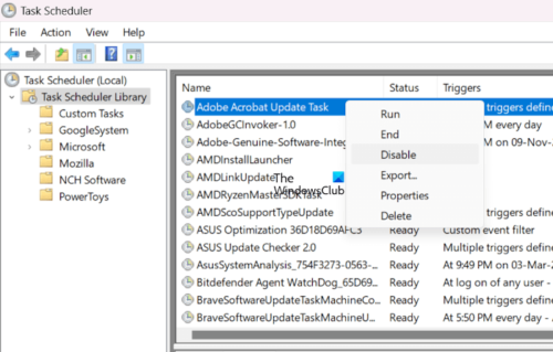 How to disable Automatic Updates in Adobe Acrobat Reader
