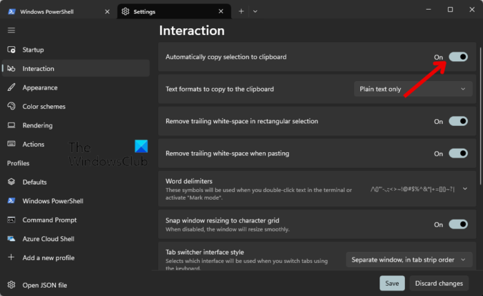 Enable Automatically Copy Selection to Clipboard in Terminal Enable Automatically Copy Selection to Clipboard in Terminal