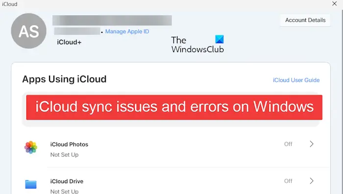Fix iCloud syncing issues and errors on Windows Fix iCloud syncing issues and errors on Windows