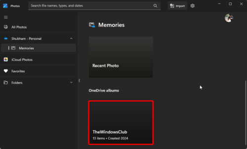 Move photos from Photos Legacy to new Photos app in Windows 11