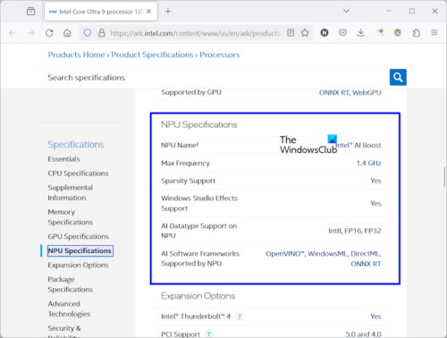Find out if your PC has Neural Processing Unit in Windows 11