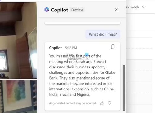 How to use Copilot to take Meeting Notes