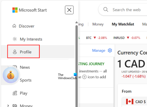 How to turn off Money Insights in Windows 11