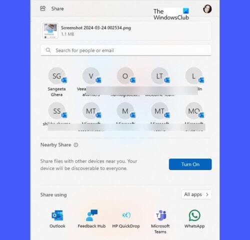 How to enable Snipping Tool to show recent Android screenshots