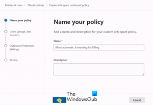 Your organization does not allow external forwarding Microsoft 365