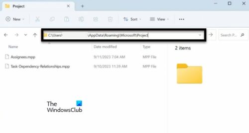 Microsoft Project cannot open the file; Repair corrupted project files