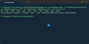 Convert a VirtualBox Fixed Disk to a Dynamic or vice versa