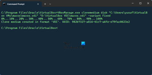Convert a VirtualBox Fixed Disk to a Dynamic or vice versa