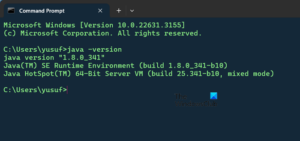 Java is not recognized as internal or external command
