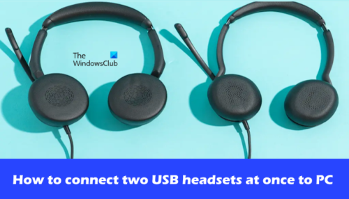 How to connect two USB headsets at once to PC