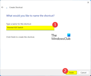 How to create an Internet Kill Switch on Windows 11/10?