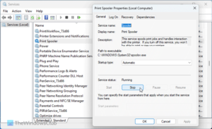 Operation could not be completed (error 0x00000771) Printer Error