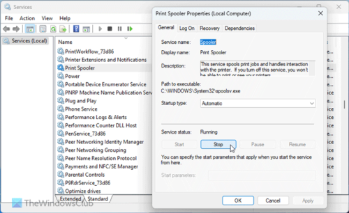 Operation could not be completed (error 0x00000771) Printer Error