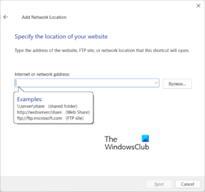 FTP Folder Error, Windows cannot access this folder