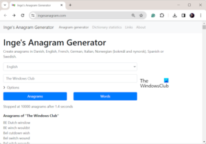 Best free Anagram generator software and online tools