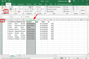 How to make all Cells the same size in Excel and Google Sheets
