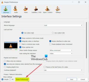 VLC black screen in fullscreen mode; but can hear audio
