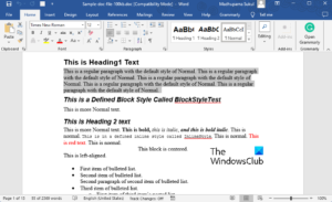 How to Select all or Specific words, lines or paragraphs in Word