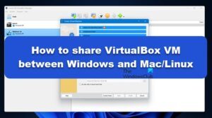 How to share VirtualBox VM between Windows and Mac/Linux