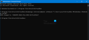 VBOX_E_OBJECT_NOT_FOUND (0x80bb0001) VirtualBox error