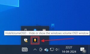 How to remove Volume OSD floating pop-up in Windows 10