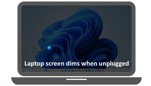 Screen goes black when charger plugged or unplugged in Windows 11