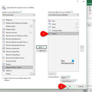 How to repeat the last action in Excel with shortcut or command