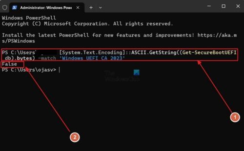 Fix Event ID 1797, The Secure Boot DBX Update Failed