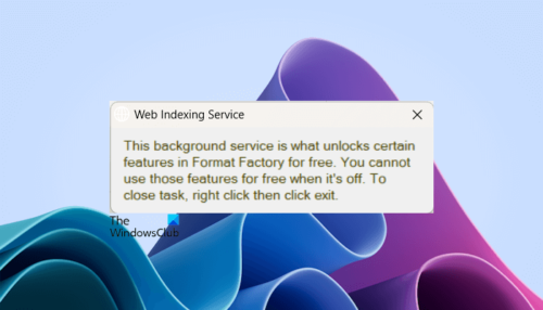 Should I uninstall Web Indexing Service in Windows 11?