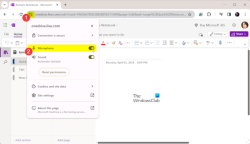 Dictation not working or showing in OneNote [Fix]