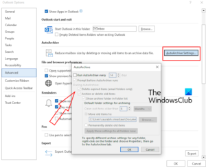 Errors occurred while archiving in Outlook [Fix]