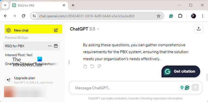 Fix ChatGPT Internal server error Fix ChatGPT Internal server error