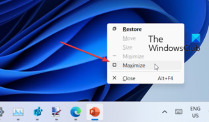 PowerPoint keeps opening off screen on Windows