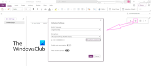 Dictation not working or showing in OneNote [Fix]