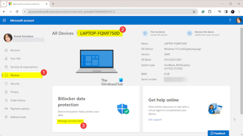 BitLocker Recovery Key lost; What do I do?