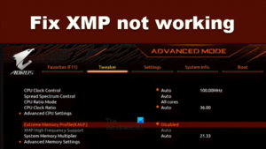 How to fix XMP not working on Windows computer