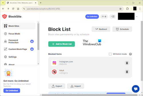 Free Web Filtering Software for Windows PC