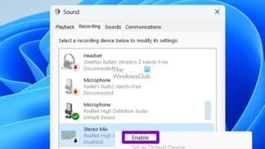 Prevent Microphone from picking up System Sound on Windows 11