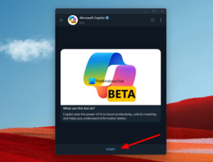 How to use Microsoft Copilot in Telegram
